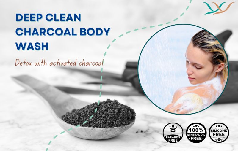 DEEP CLEAN CHARCOAL BODY WASH - YASHARTH