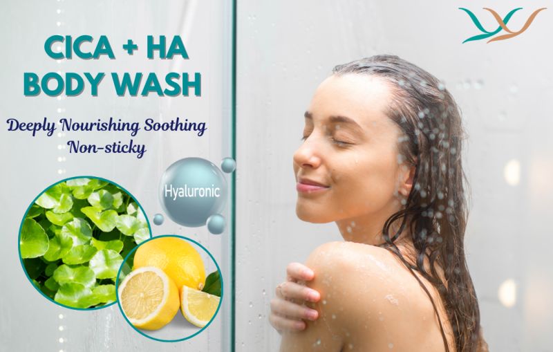 CICA + HA Body Wash - YASHARTH